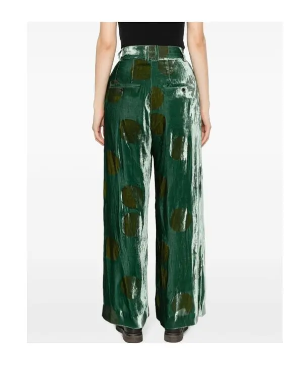 UMA WANG Pleated Zipper Casual Pants