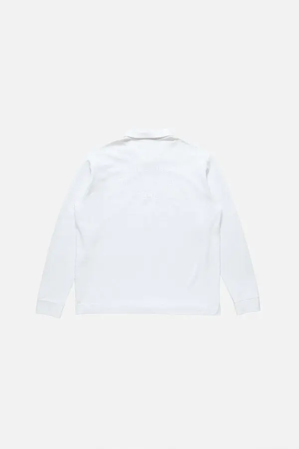 Acne Studios Logo-print Long-sleeve Polo Shirt