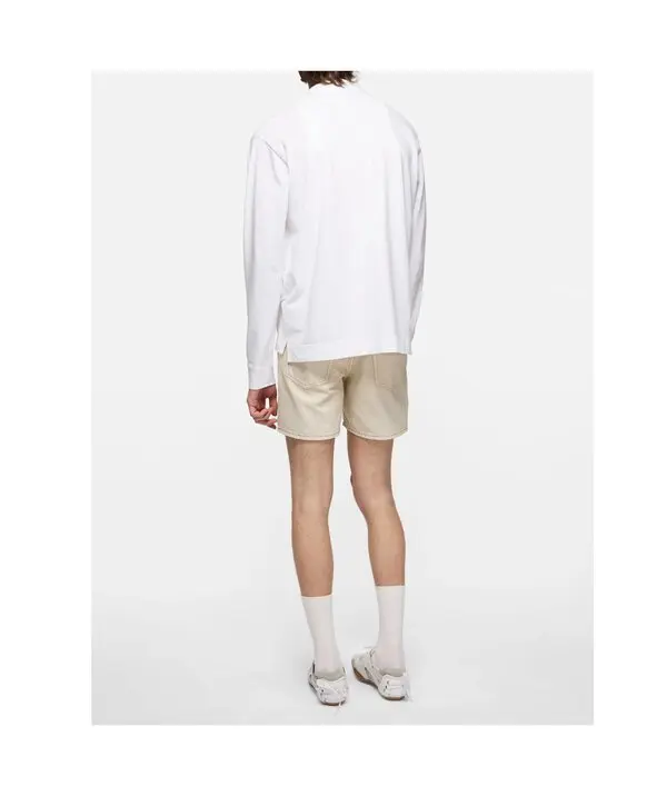 Acne Studios Logo-print Long-sleeve Polo Shirt