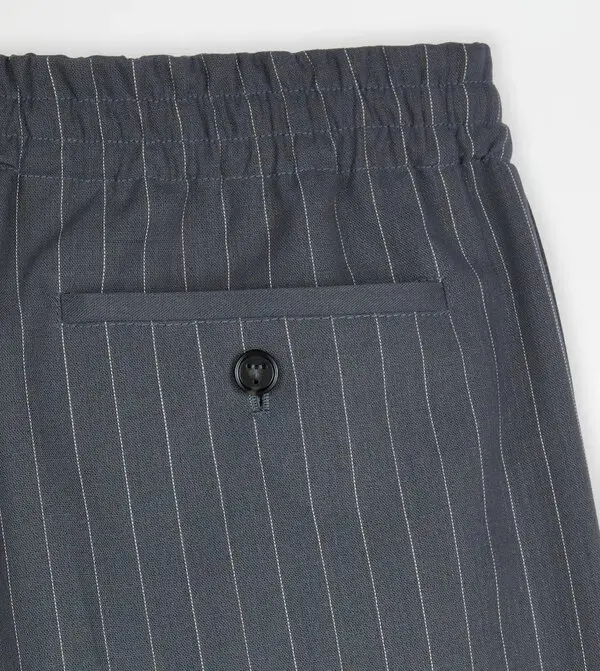 TOD'S Pinstripe-pattern Drawstring Trousers