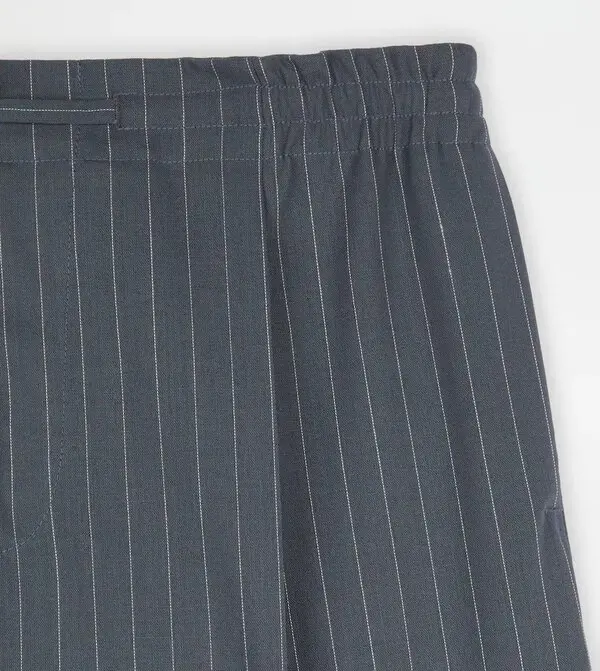 TOD'S Pinstripe-pattern Drawstring Trousers