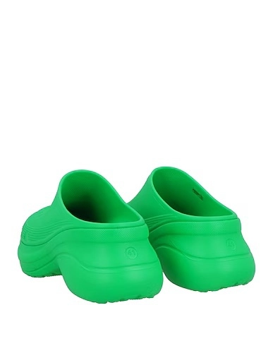 Balenciaga Rubber Mules And Clogs - Green