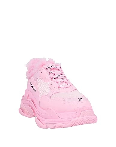 Balenciaga Techno Fabric And Leather Sneakers
