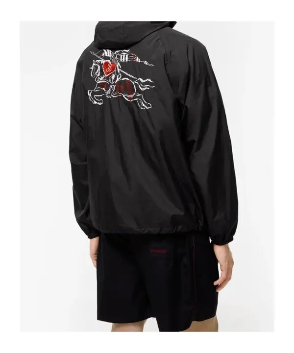 Burberry Heart Knight Nylon Hooded Jacket