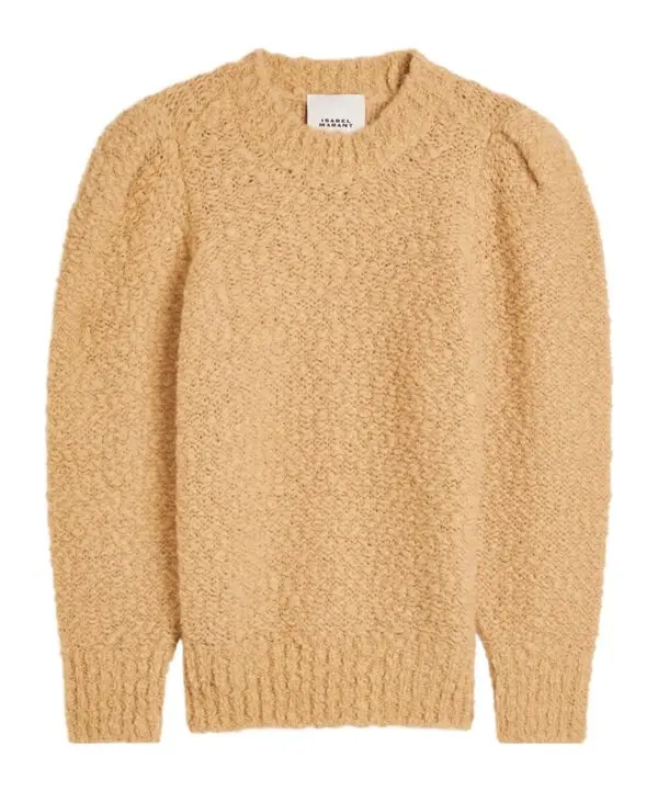 Isabel Marant Étoile Emma Textured Alpaca-blend Jumper - Nude