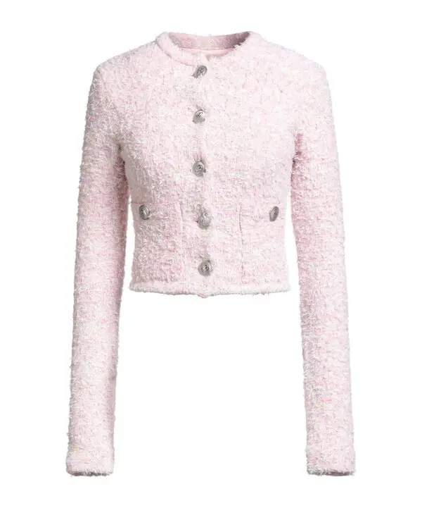 Balenciaga Fashionable And Simple Tweed Coat