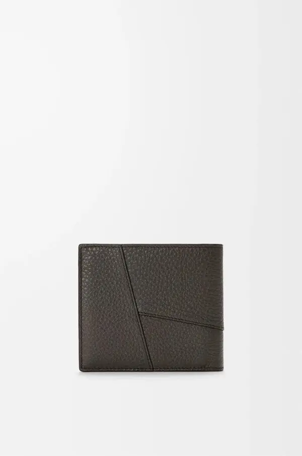Loewe Puzzle Bifold Coin Wallet In Supple Grained Calfskin