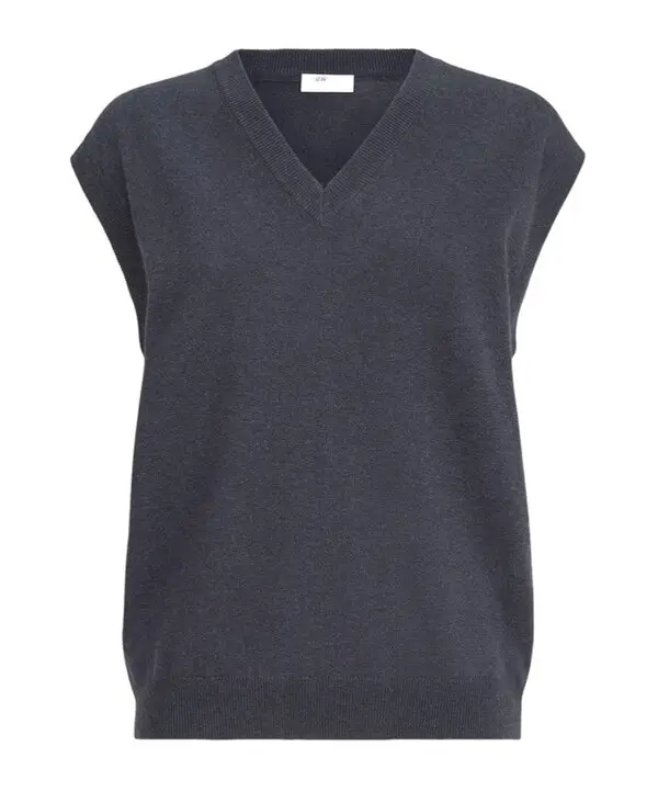 Brunello Cucinelli Cashmere Sweater Vest With Monili Embellishment