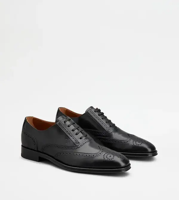 TOD'S Leather Derby Shoes