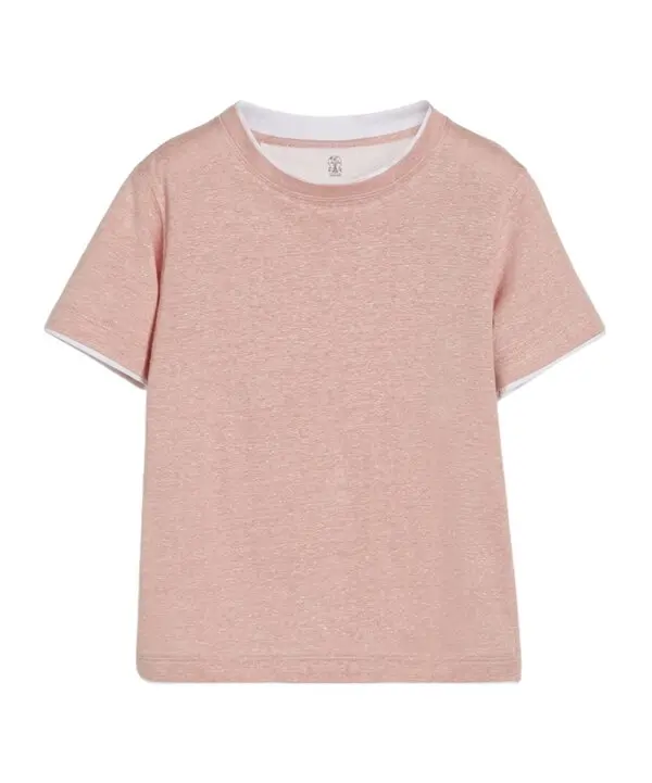 Brunello Cucinelli Linen And Cotton Jersey T-shirt