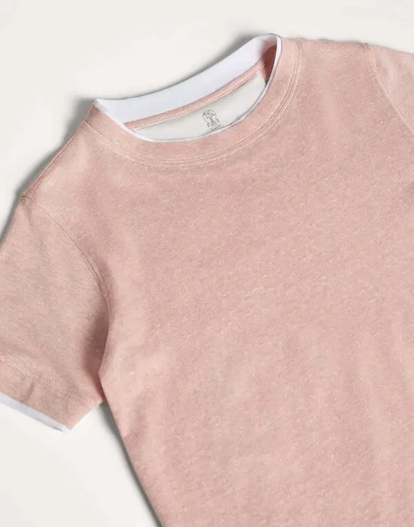 Brunello Cucinelli Linen And Cotton Jersey T-shirt