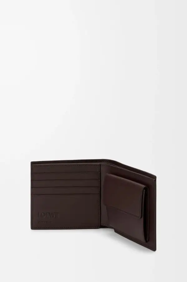 Loewe Puzzle Bifold Coin Wallet In Supple Grained Calfskin