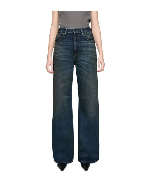 Acne Studios Logo-patch Jeans