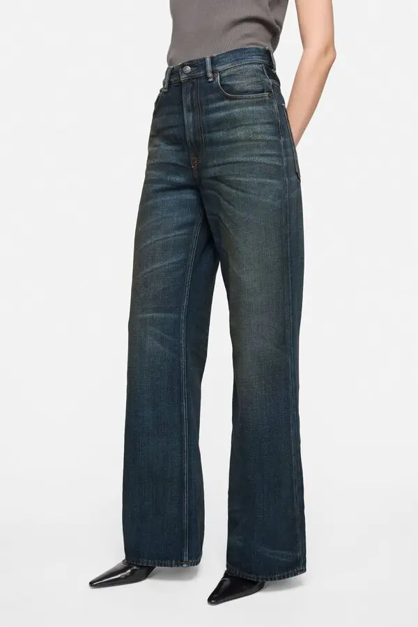 Acne Studios Logo-patch Jeans