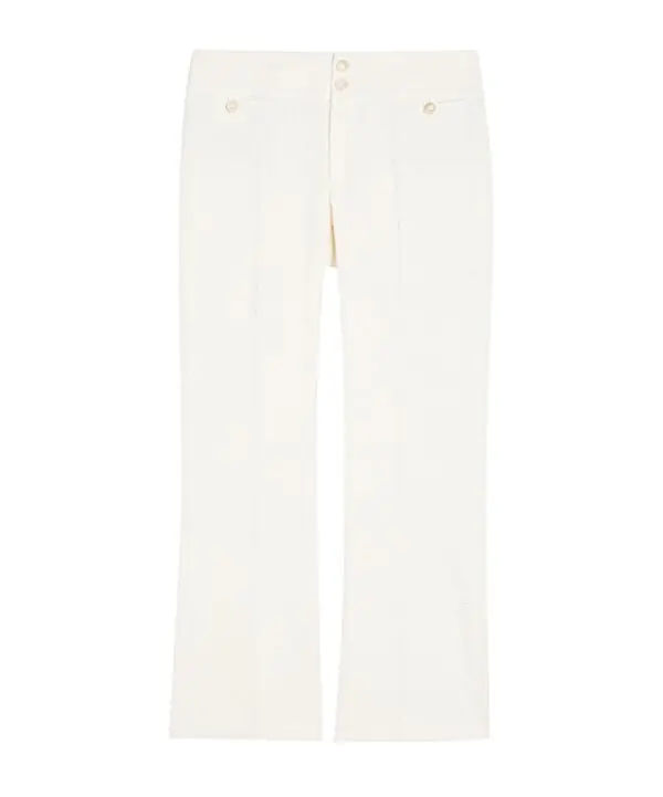 Etro Embroidered Slim-leg Trousers