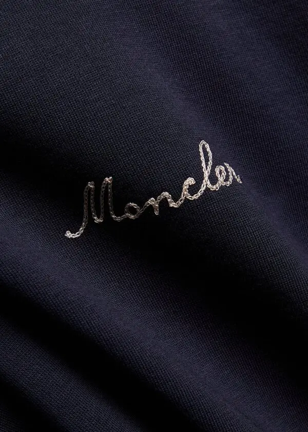 Moncler Logo-embroidered Cotton-blend Sweatshirt