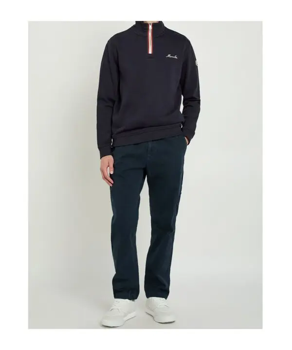 Moncler Logo-embroidered Cotton-blend Sweatshirt