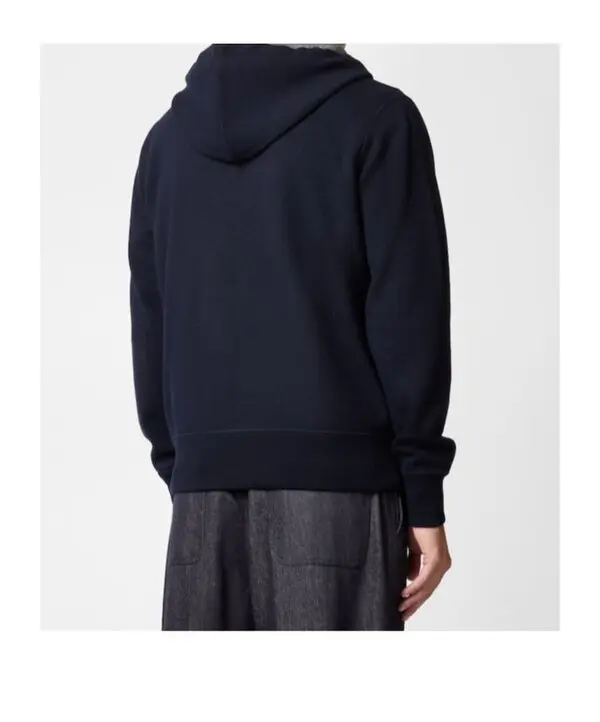 TOD'S Cashmere-blend Jersey Zip-up Hooded Jacket - Black