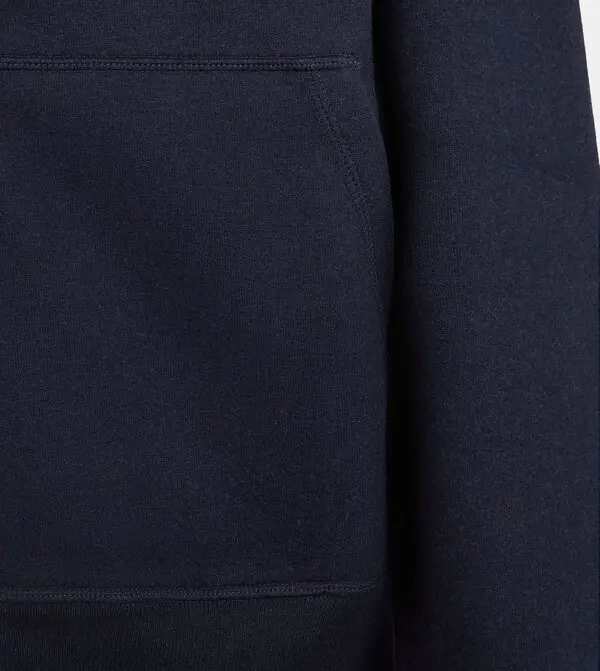 TOD'S Cashmere-blend Jersey Zip-up Hooded Jacket - Black