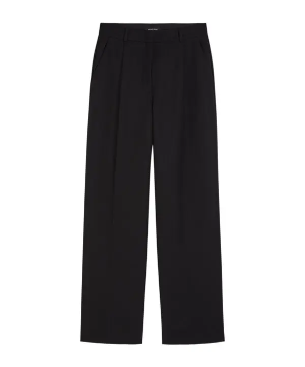 ANINE BING Trent Straight-leg Canvas Trousers