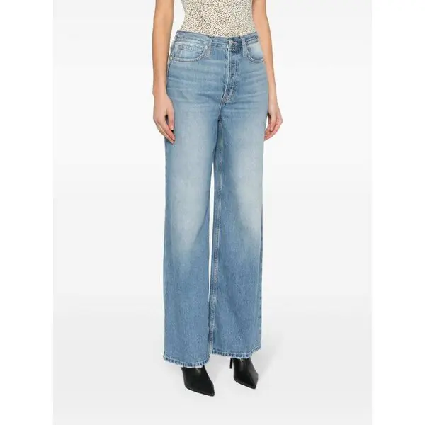 FRAME 1978 High-waist Wide-leg Jeans
