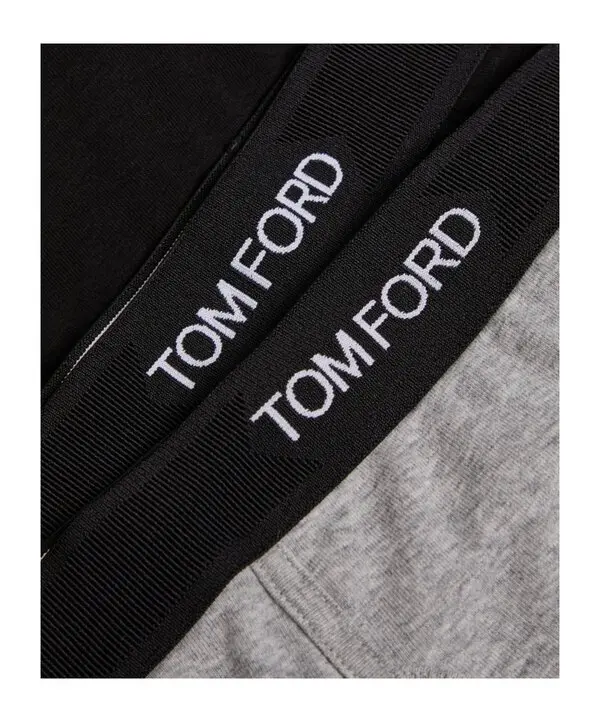 TOM FORD Stretch-cotton Boxer Briefs Set Of Two