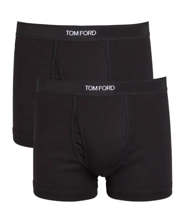 TOM FORD Stretch-cotton Boxer Briefs Set Of Two