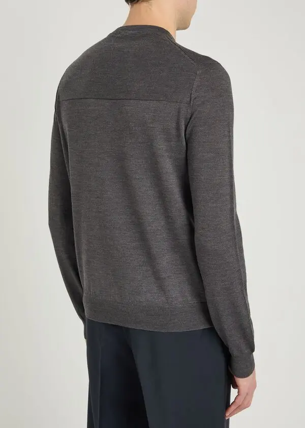 JIL SANDER Panelled Wool Jumper