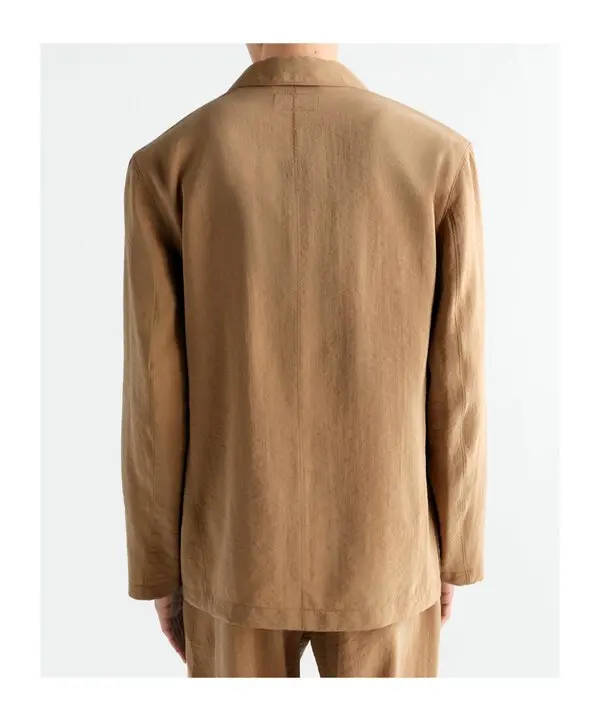 LEMAIRE Light Double-breasted Jacket In Dry Silk
