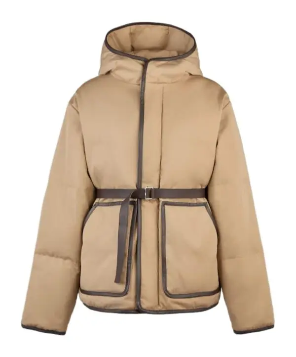 TOD'S Long-sleeved Hooded Cotton Jacket With Zip Fastening