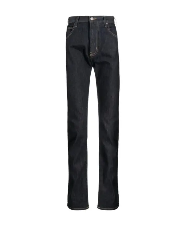 Emporio Armani Logo Button Jeans