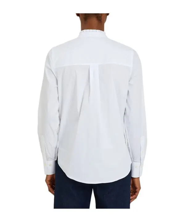 Veronica Beard Frill Cotton-blend Poplin Shirt