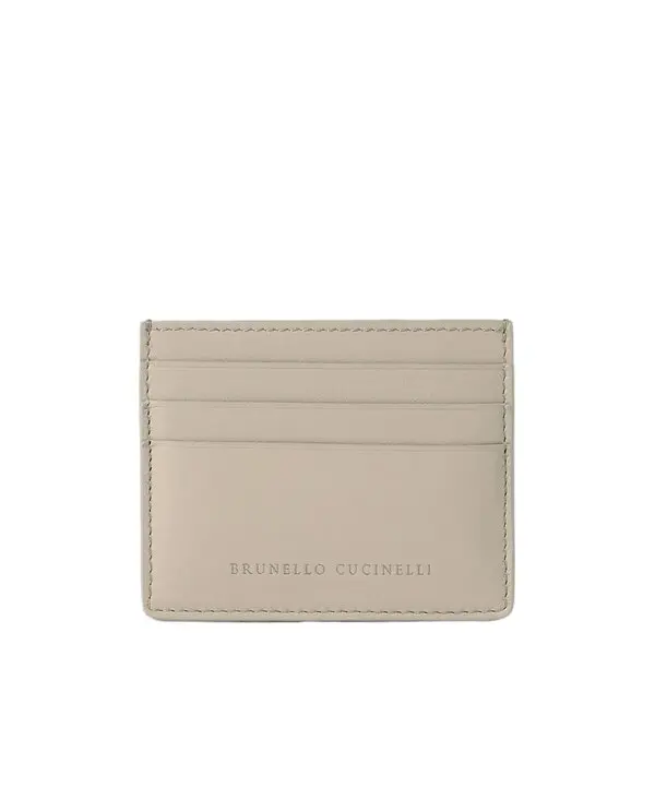 Brunello Cucinelli Logo-stamp Cardholder