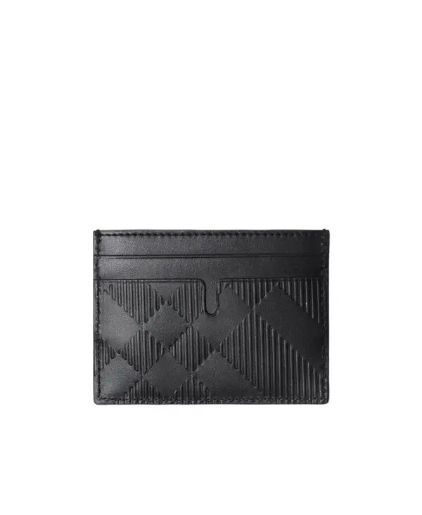 Burberry Check-pattern Embossed Finish Cardholder