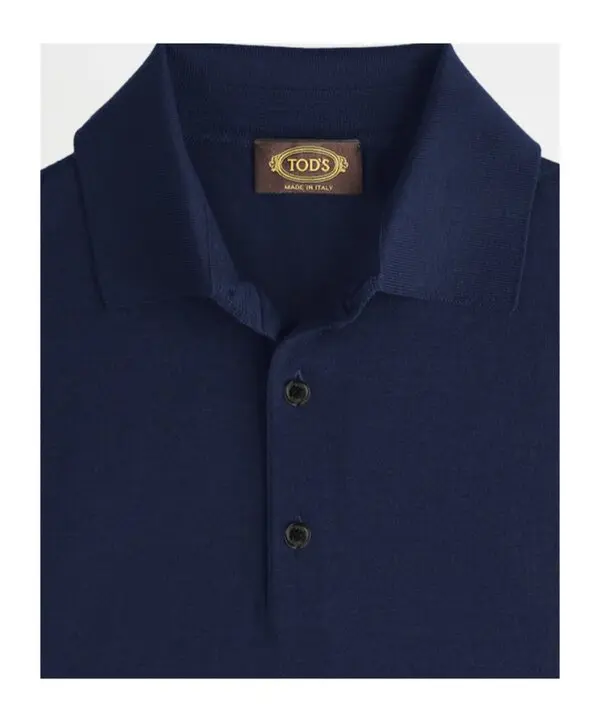 TOD'S Wool Polo Collar Knit Sweater