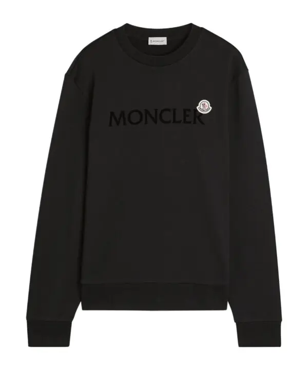 Moncler Logo Badge Cotton Sweatshirt