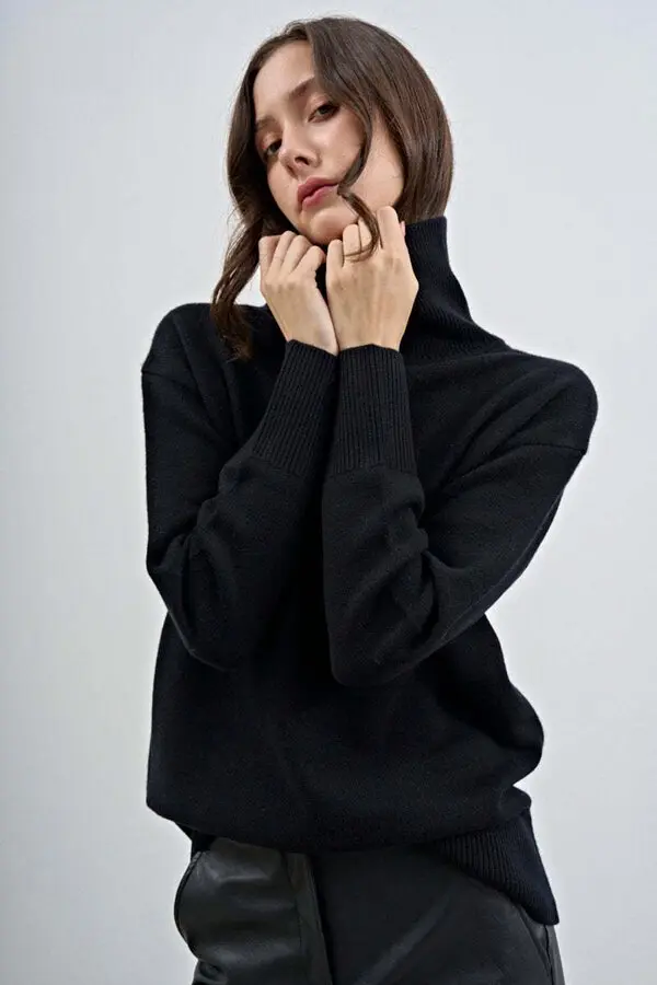 JOSEPH Roll-neck Long Sleeved Jumper