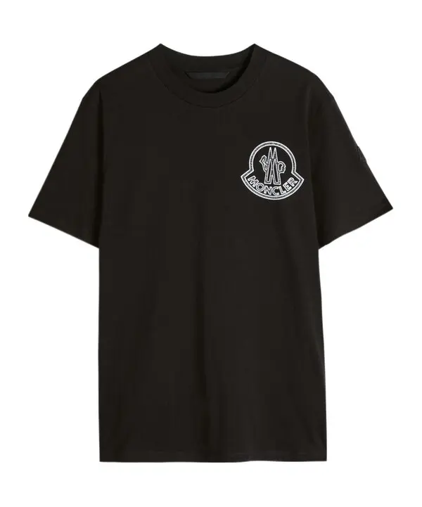 Moncler New Badge Logo-print Cotton T-shirt