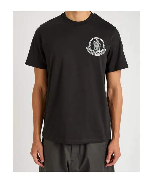 Moncler New Badge Logo-print Cotton T-shirt