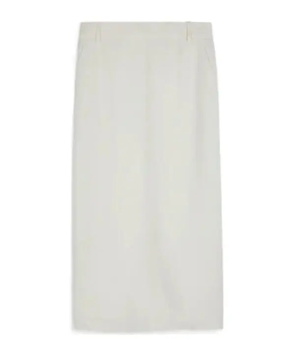 TOD'S Midi Skirt In Linen