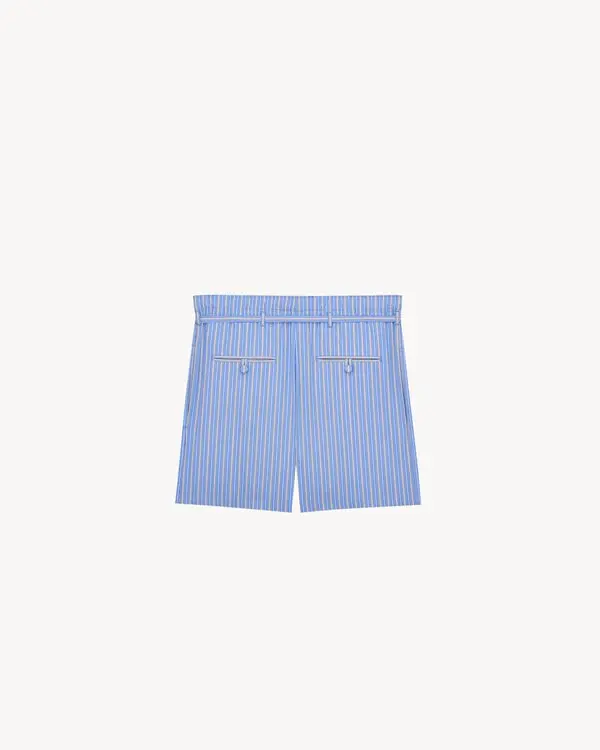 Saint Laurent Striped Shorts