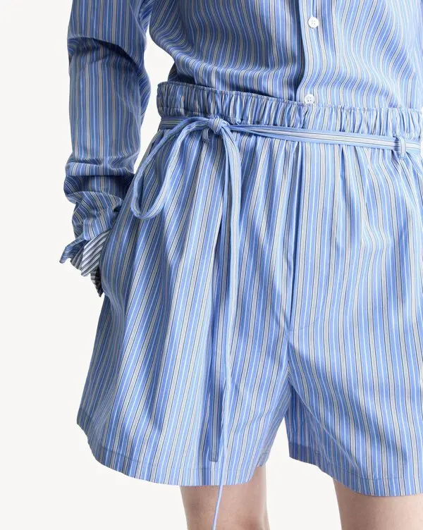 Saint Laurent Striped Shorts