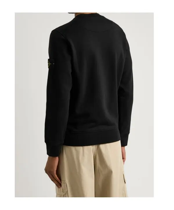 Stone Island Logo Cotton Sweatshirt