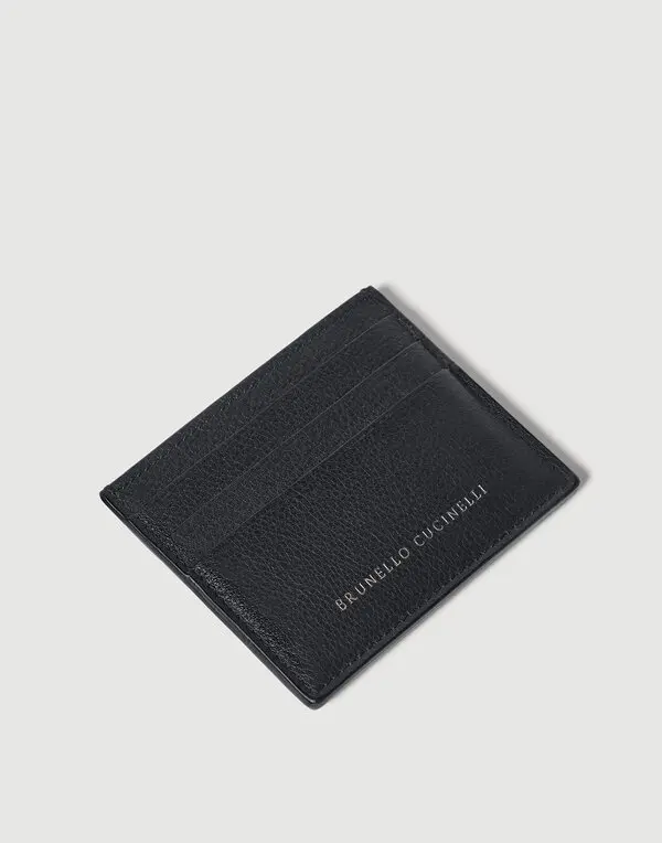 Brunello Cucinelli Grained Calfskin Card Case