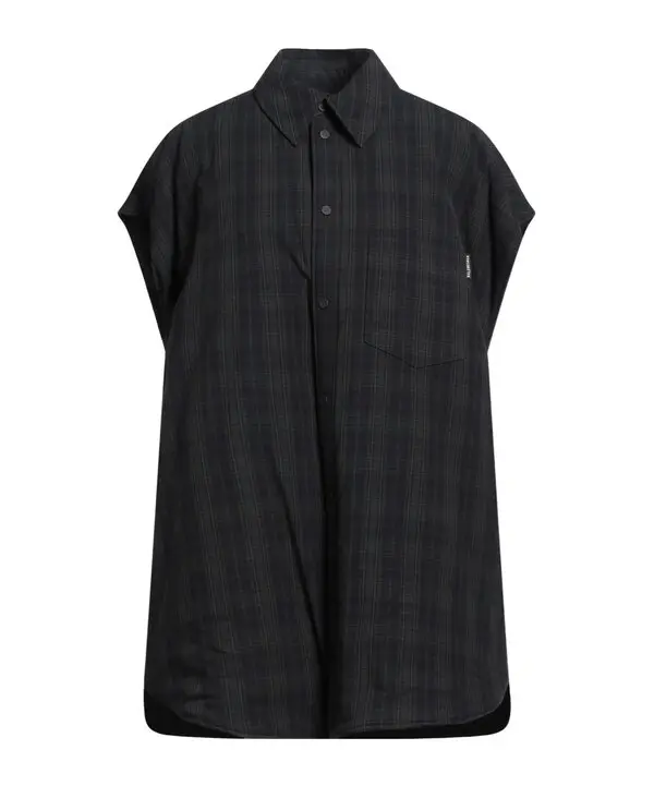 Balenciaga Simple Checkered Coat