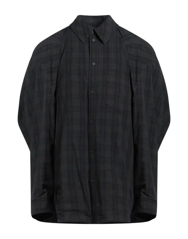 Balenciaga Simple Checkered Coat
