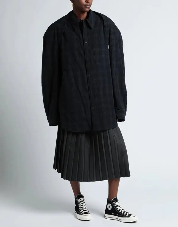 Balenciaga Simple Checkered Coat