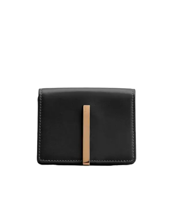 TOD'S Snap Button Business Card Holder