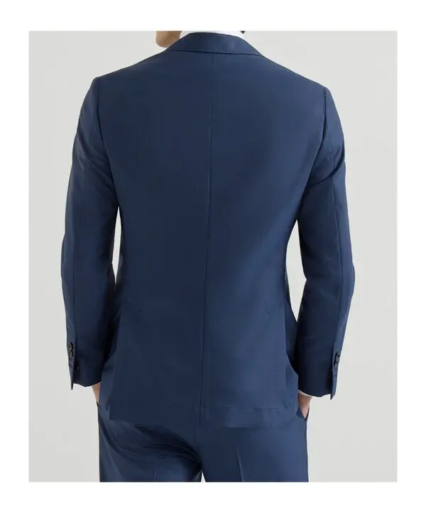 Brunello Cucinelli Super 150s Virgin-wool Houndstooth Blazer