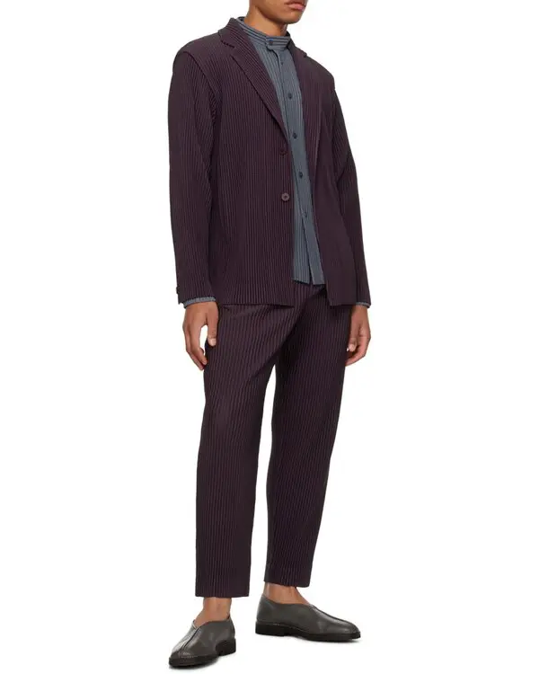 Issey Miyake Long-sleeved Pleated Shirt